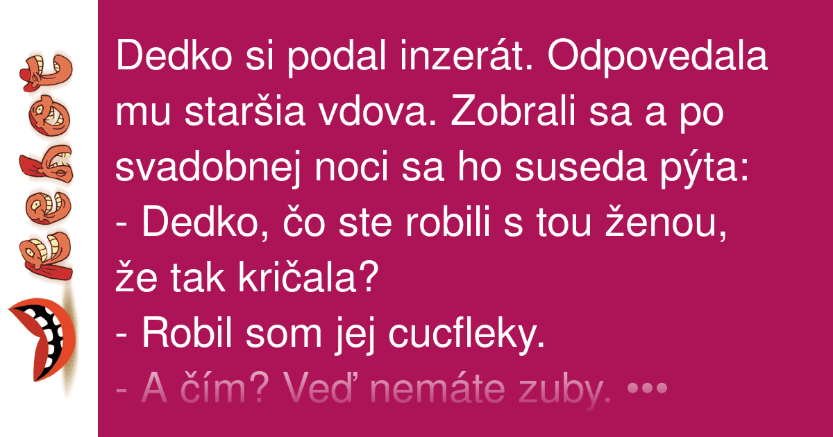 Vtip #2188 | REHOT.sk