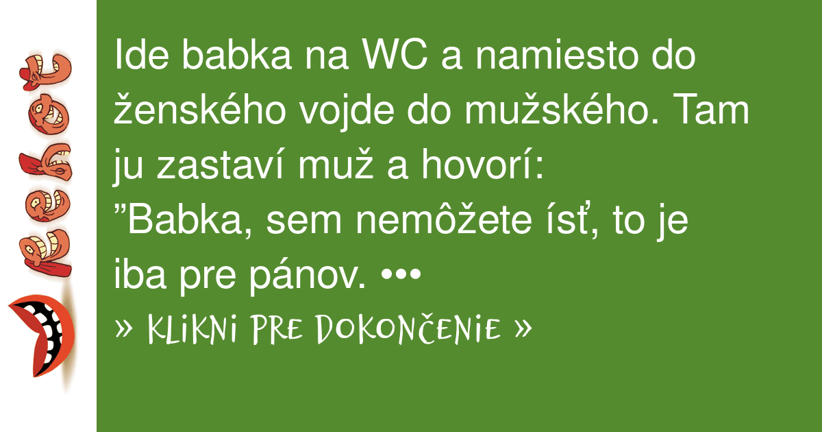 Vtip #3327 | REHOT.sk