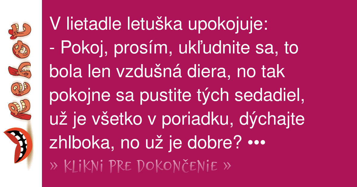 Vtip #39800 | REHOT.sk